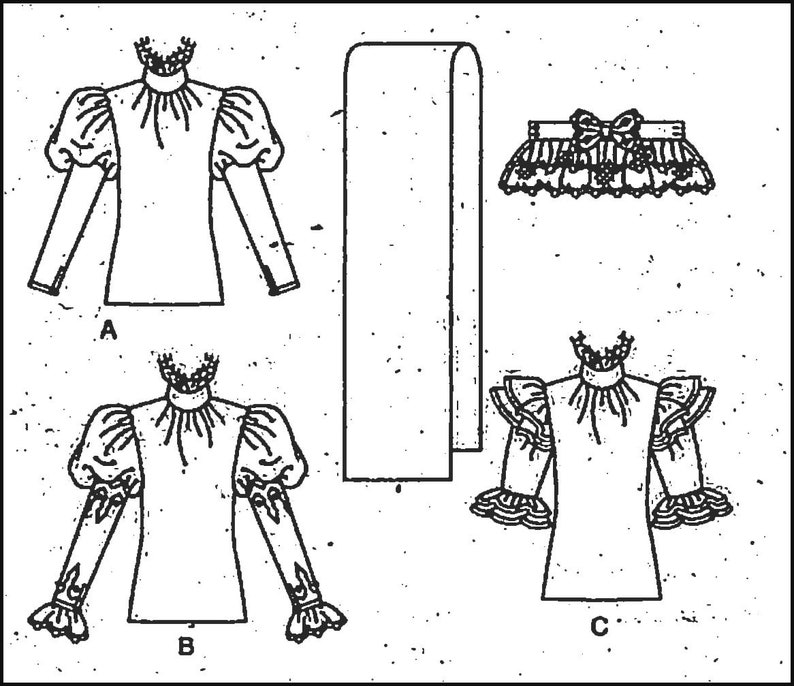 VICTORIAN LADIES Blouses-historical Sewing Pattern-three - Etsy