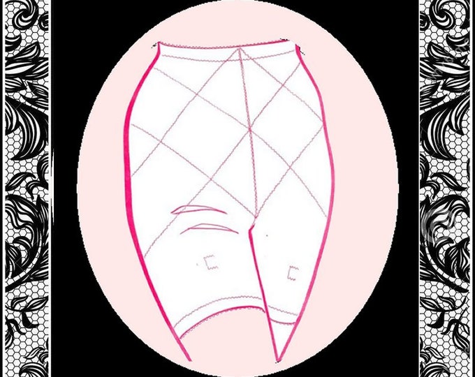 Vintage 1970-PANT Girdle-sewing Pattern-straight Seam-crotch Insert ...