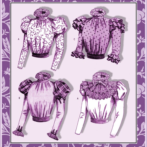 Victorian Blouse Pattern - Etsy
