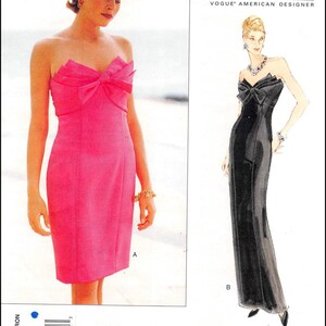 Vintage 1995-SEXY EVENING Gown-cocktail Dress-vogue Designer - Etsy
