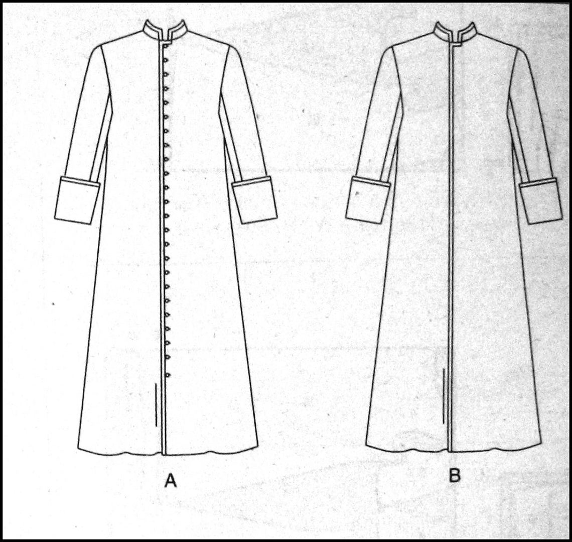 AUTHENTIC RELIGIOUS ROBES Sewing Pattern-2 Styles-loose | Etsy