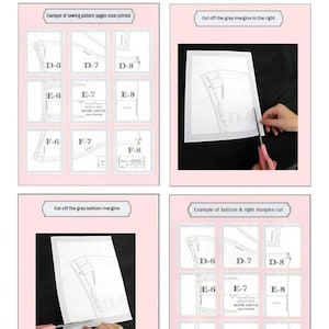 1952-BACK WRAP Dress-print-at-home Sewing Pattern-2 Styles-big Patch ...