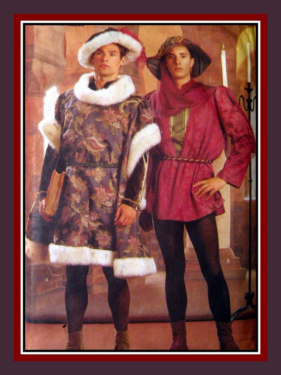 RENAISSANCE NOBEL Wardrobe-costume Sewing Pattern-fur Trimmed | Etsy