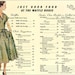 1952-BACK WRAP Dress-print-at-home Sewing Pattern-2 Styles-big Patch ...