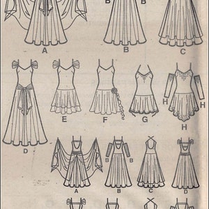 Dance Costume Sewing Pattern-jazz BALLET-LYRICAL-8 Super Star Outfits ...