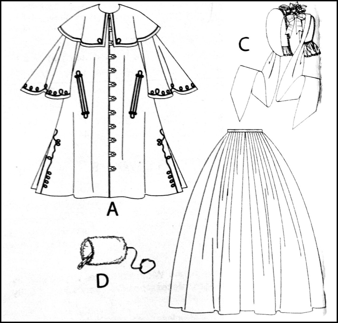 VICTORIAN SUNDAY PROMENADE Ensemble-historical Accurate-costume Sewing ...