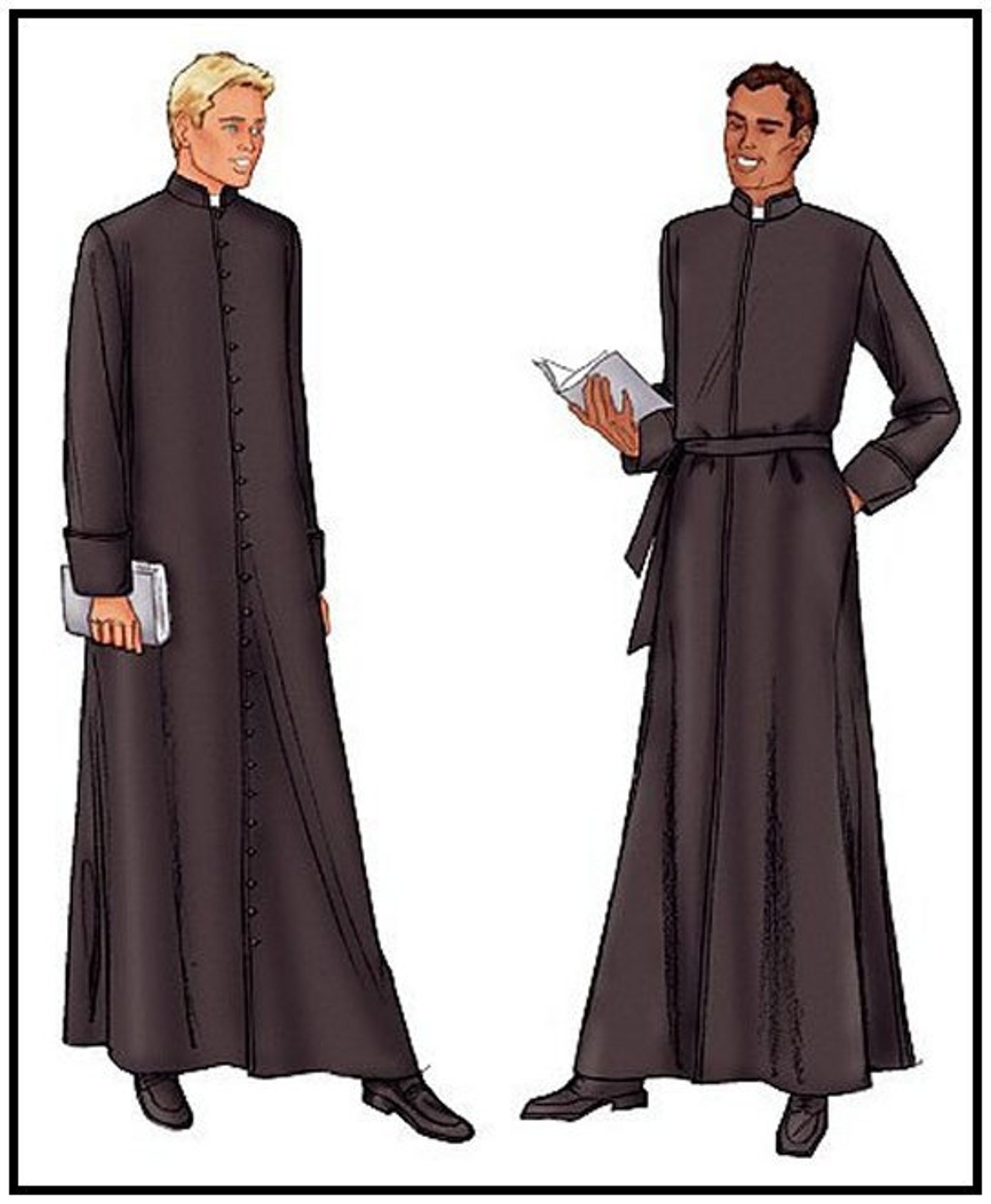 AUTHENTIC RELIGIOUS ROBES Sewing Pattern-2 Styles-loose | Etsy