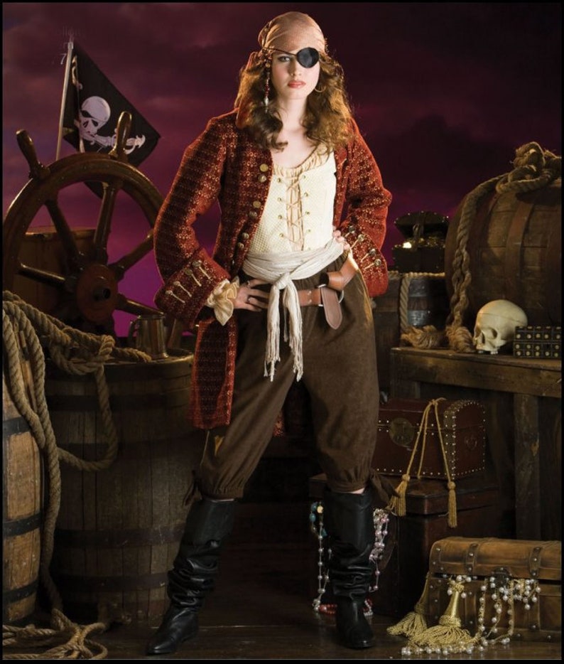 18th Century-dashing LADY Pirate-designer Costume Sewing - Etsy