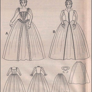 ELIZABETHAN PALACE Gowns-historical Sewing Pattern-boned - Etsy