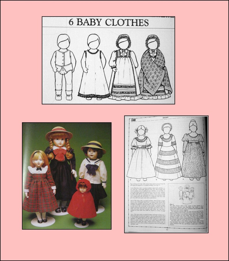 1987-DOLL PATTERN Book-over 120 Sewing | Etsy
