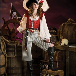 18th Century-dashing LADY Pirate-designer Costume Sewing Pattern-long ...