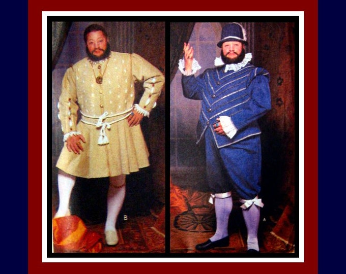 KING HENRY VIII - Renaissance Court Ensemble -costume Sewing Pattern ...
