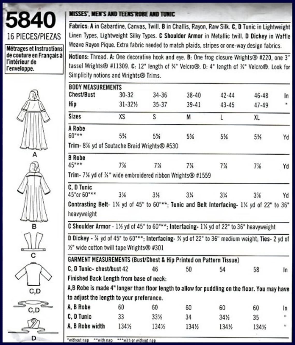 STAR Wars-costume Sewing Pattern-capes-jedi leia-anakin Obi - Etsy