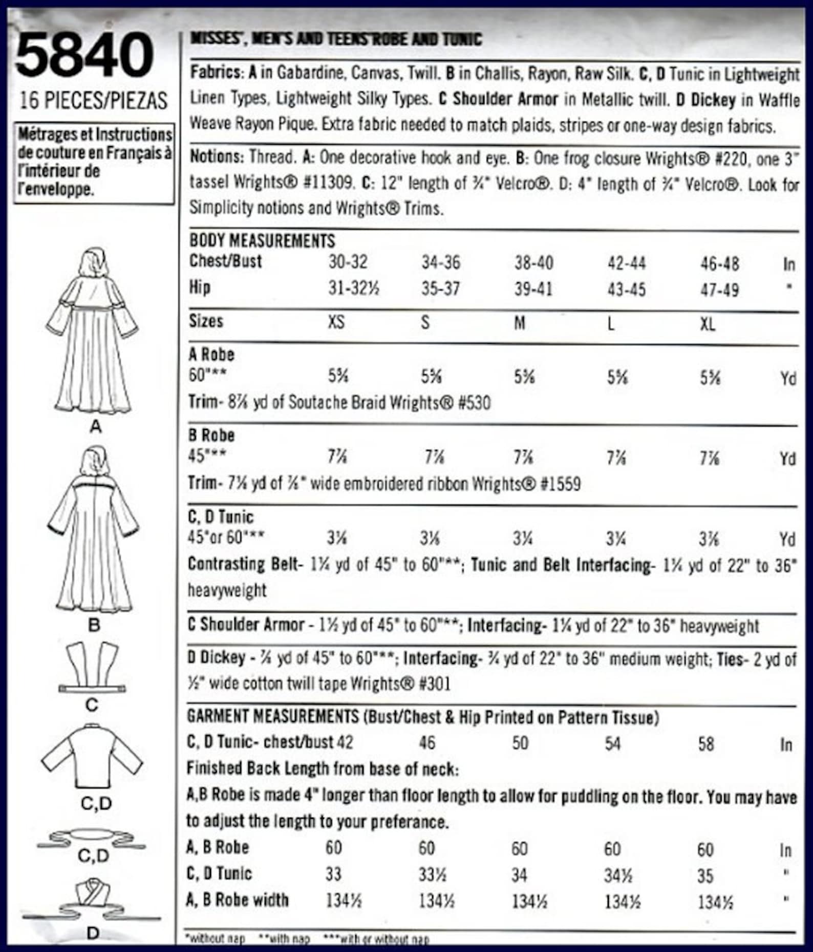 STAR Wars-costume Sewing Pattern-capes-jedi leia-anakin Obi - Etsy