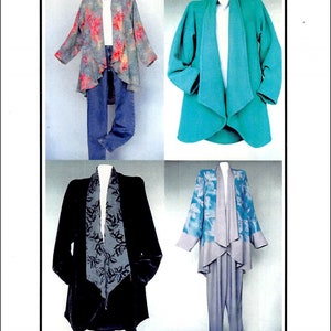 Vintage 2001-JAZZY SWING Jacket-sewing Pattern-three Styles-matching Pants-side Pockets-very ...