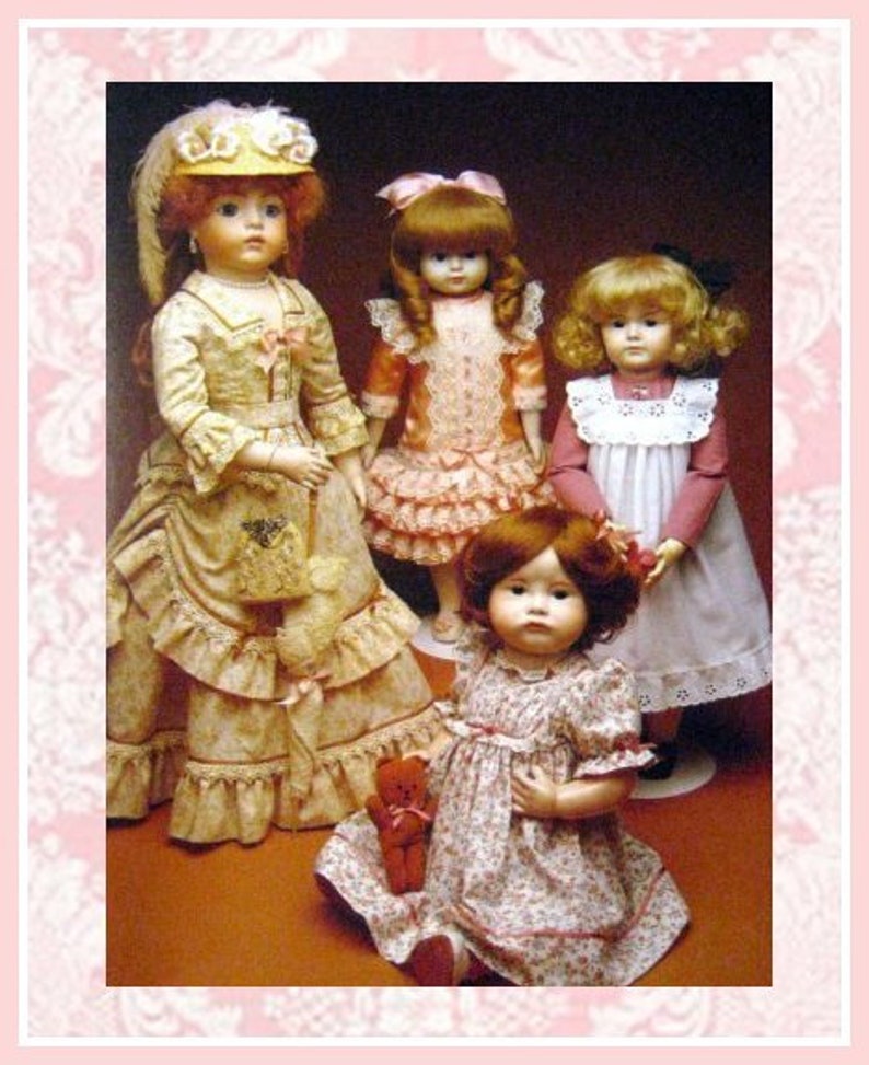 1987-DOLL PATTERN Book-over 120 Sewing Patterns-modern-historical ...