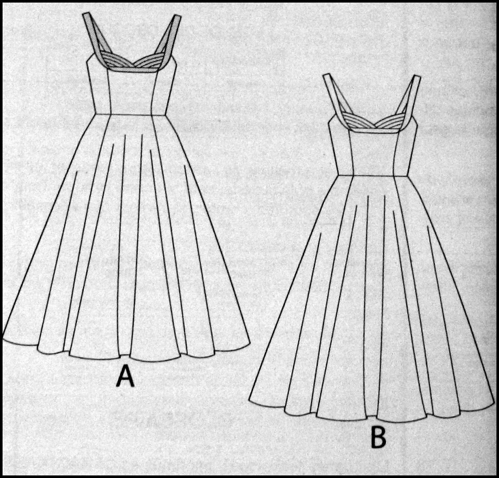 1950s Style shelf Bust Party Dress designer Sewing Pattern | Etsy