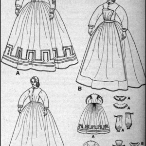 Victorian Ladies Afternoon Tea Gown-designer Sewing Pattern Artistic ...