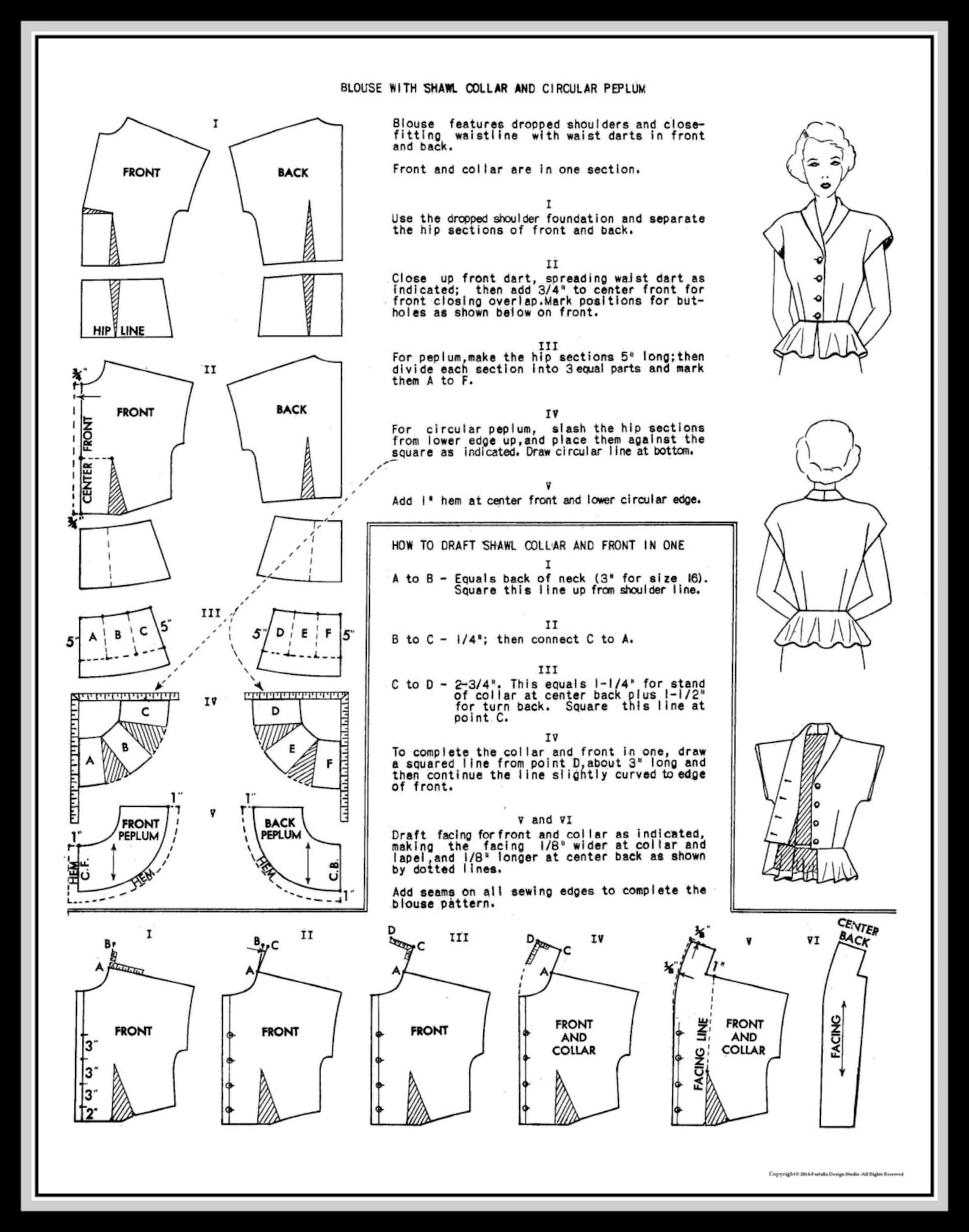 1948-PATTERN DRAFTING & GRADING Ebook-pdf-by M. Rohr-garment - Etsy