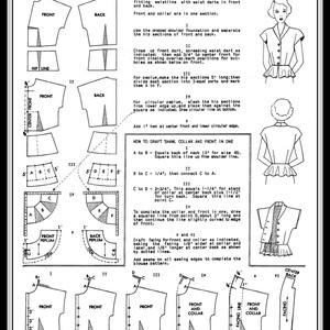 1948-PATTERN DRAFTING & GRADING Ebook-pdf-by M. Rohr-garment Design-complete Fashion Wardrobe ...
