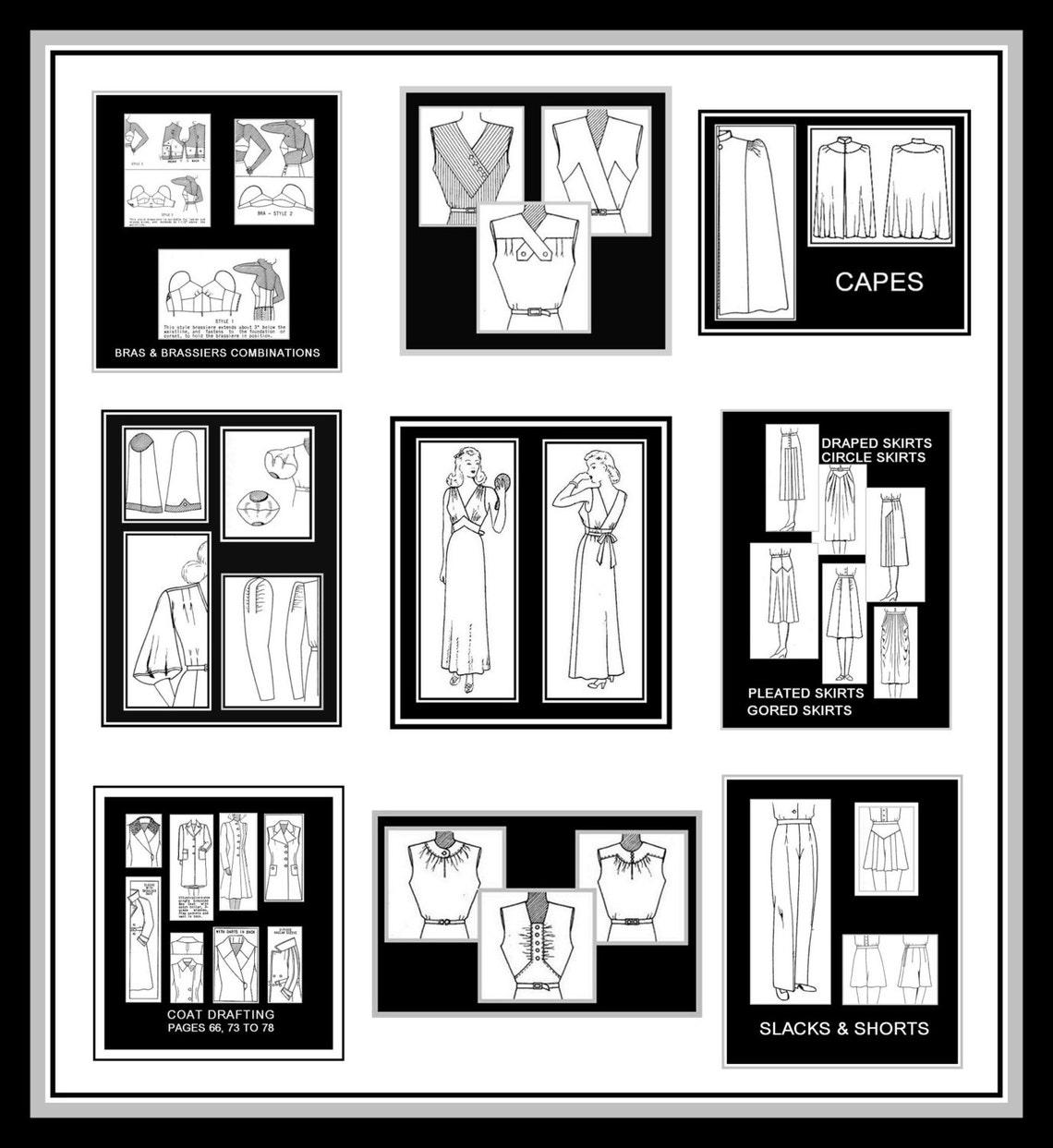 1948-PATTERN DRAFTING & GRADING Ebook-pdf-by M. Rohr-garment - Etsy