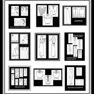 1948-PATTERN DRAFTING & GRADING Ebook-pdf-by M. Rohr-garment Design-complete Fashion Wardrobe ...