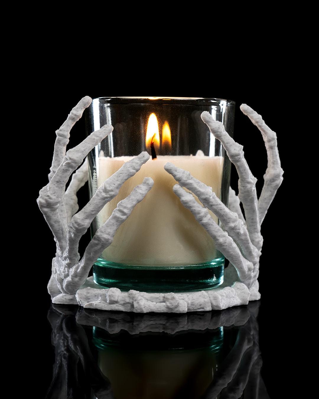Skeleton Hands Candle Holder | Original Decor | 3D Printing - Etsy