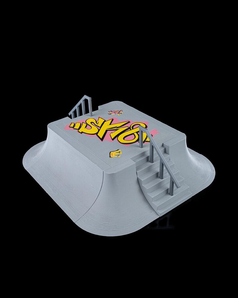 3d-printed Fingerboard Park With Stairs & Rails - Etsy