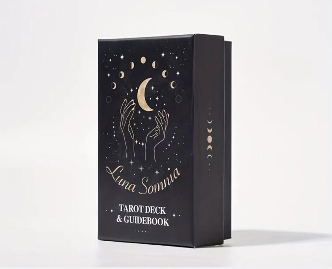 Shores of Moon Luna Somnia Tarot Deck With Guidebook & Box - 78 Cards ...