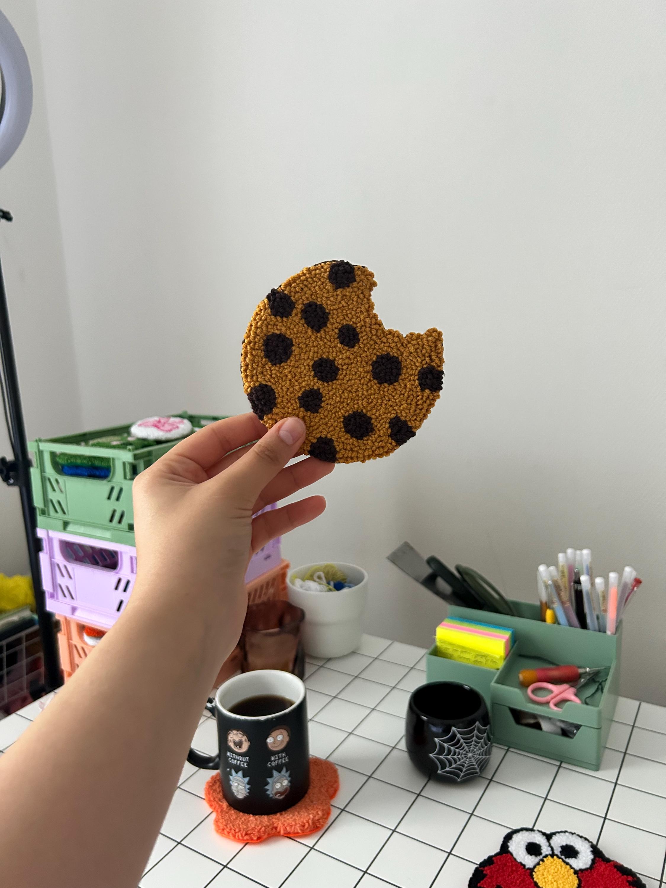 Sponge Bob, Cookie Monster, Punch Coaster, Punch Needle, Handmade ...