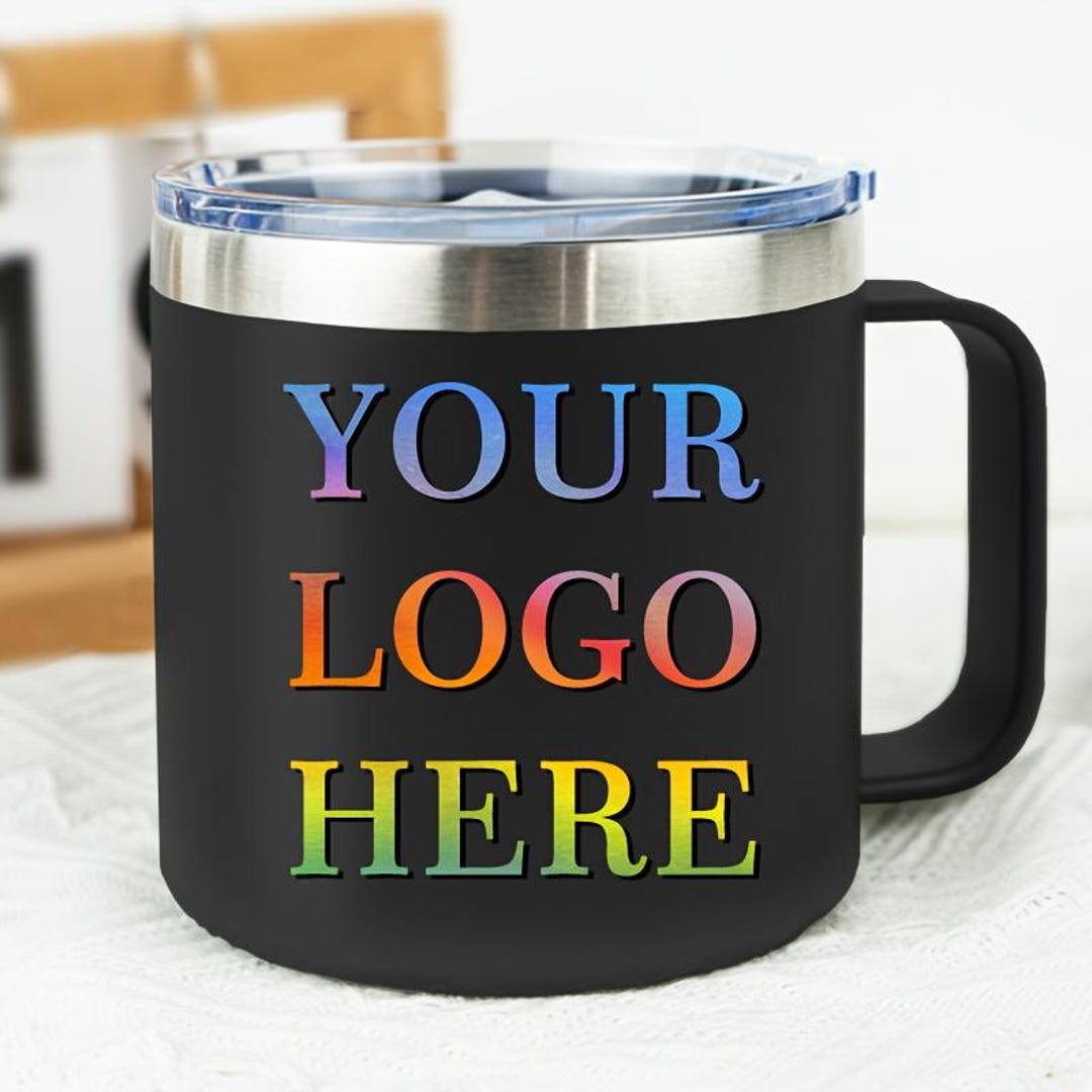 Personalized 14oz Coffee Mug, Custom Name/photo/logo, Single Gift Mug ...