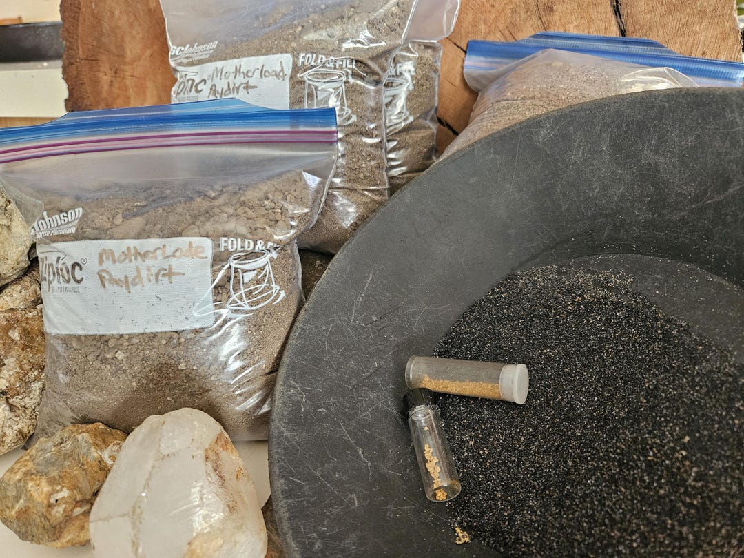 25lb Jumbo Mother Lode CA Gold Paydirt: Guaranteed Gold - Etsy