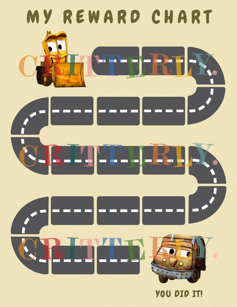 Printable Stinky & Dirty Reward Chart // Instant Digital Download ...