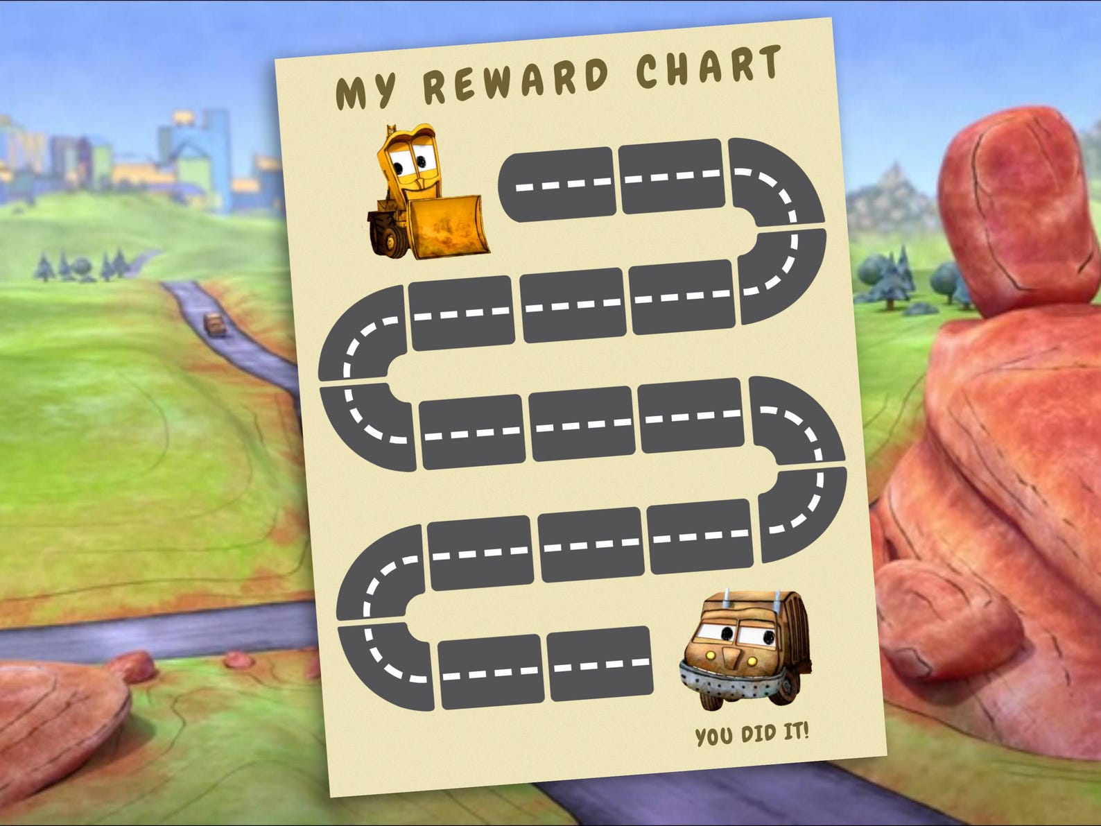 Printable Stinky & Dirty Reward Chart // Instant Digital Download ...