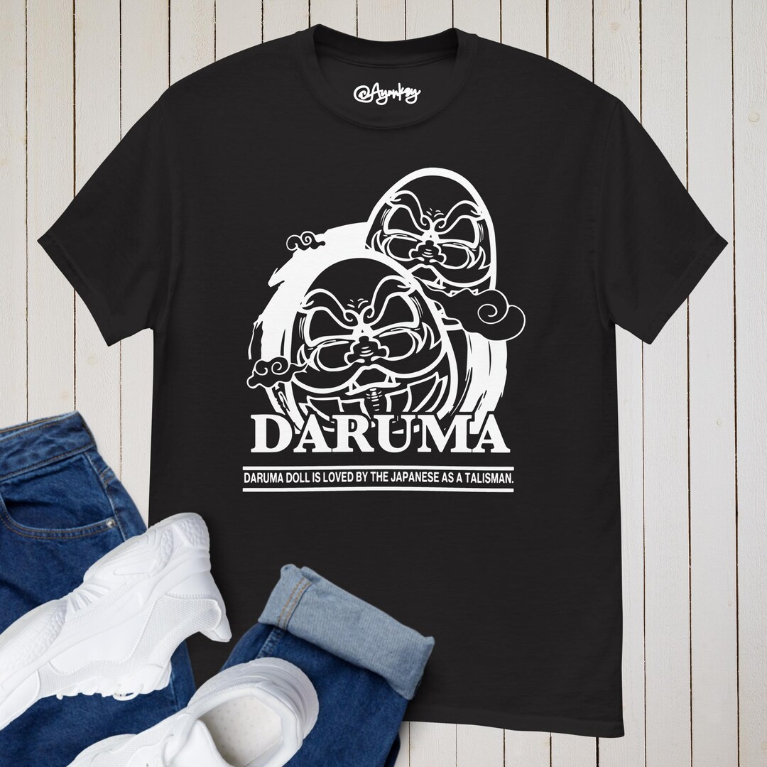 Daruma T-shirt, a Japanese Good Luck Charm - Etsy