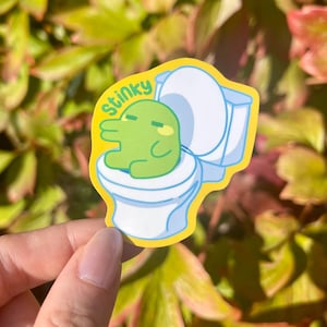 Tamagotchi Stinky Kuchipachi Inspired Vinyl Food Sticker - Etsy