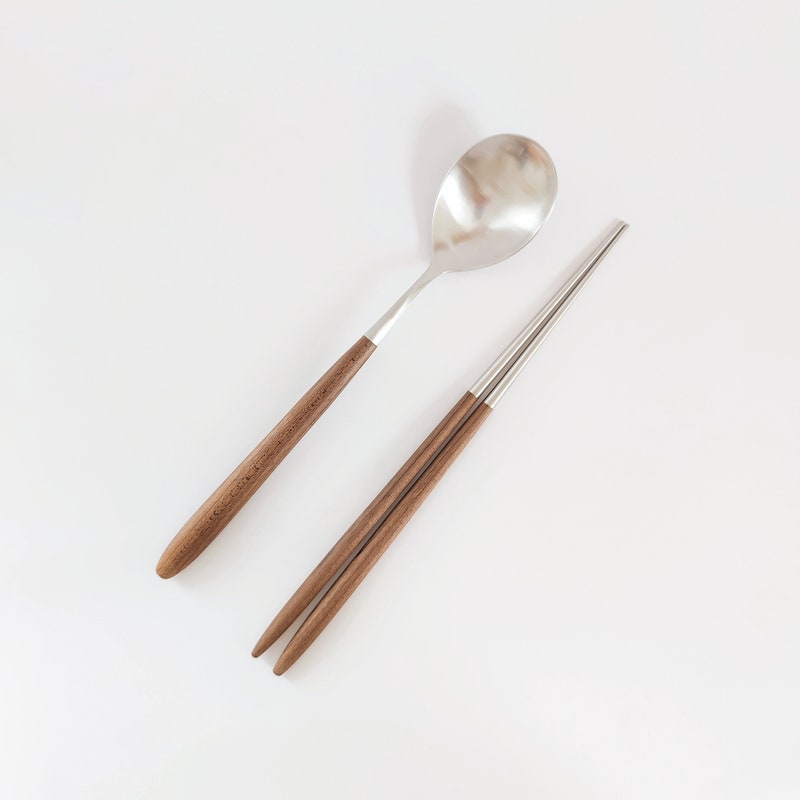 Korean Spoons and Chopstick Set - Etsy