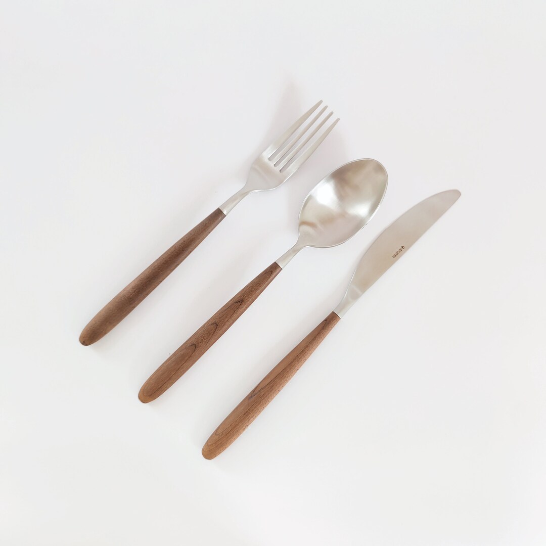 Maple Dinner Cutlery Set - Etsy