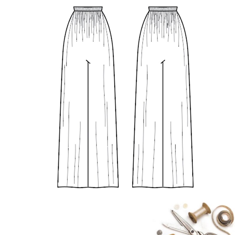 Women Pant Sewing Pattern PDF Printable Patterns Beginners Easy Sewing ...
