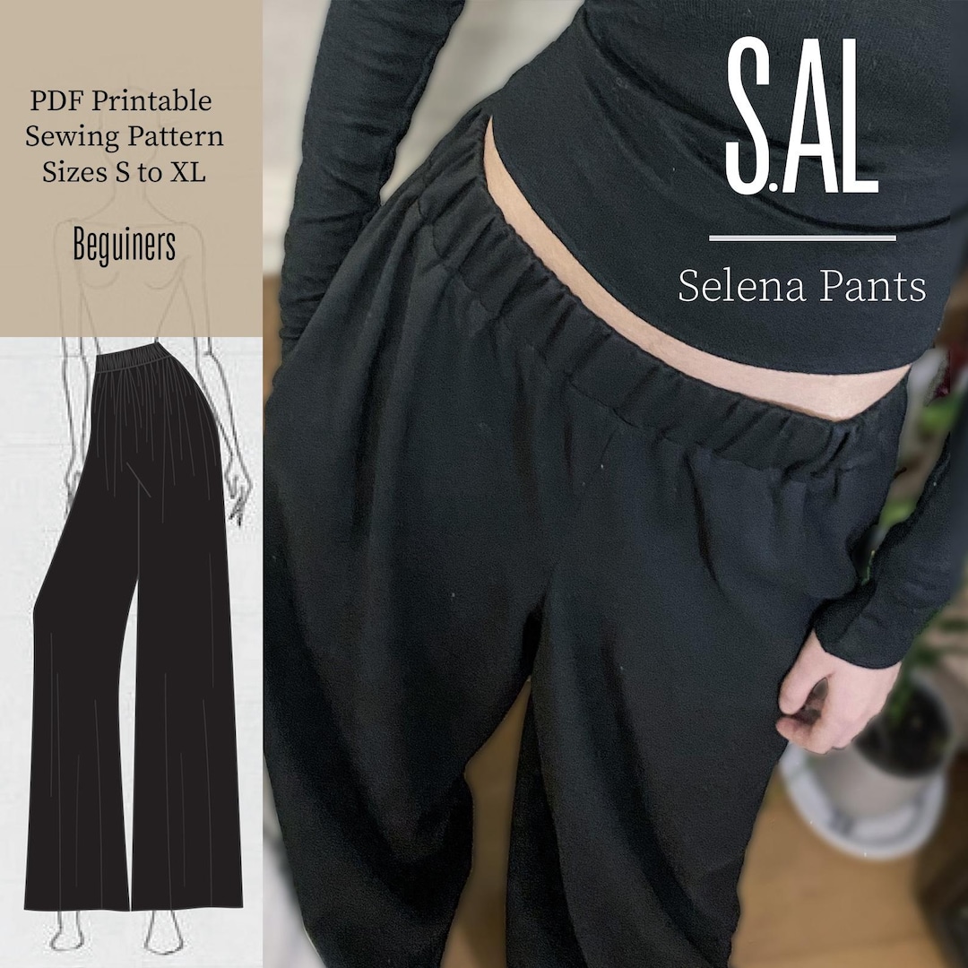 Women Pant Sewing Pattern PDF Printable Patterns Beginners Easy Sewing ...