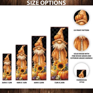 Fall Gnome Porch Sign: Rustic Autumn Harvest Decor - Etsy