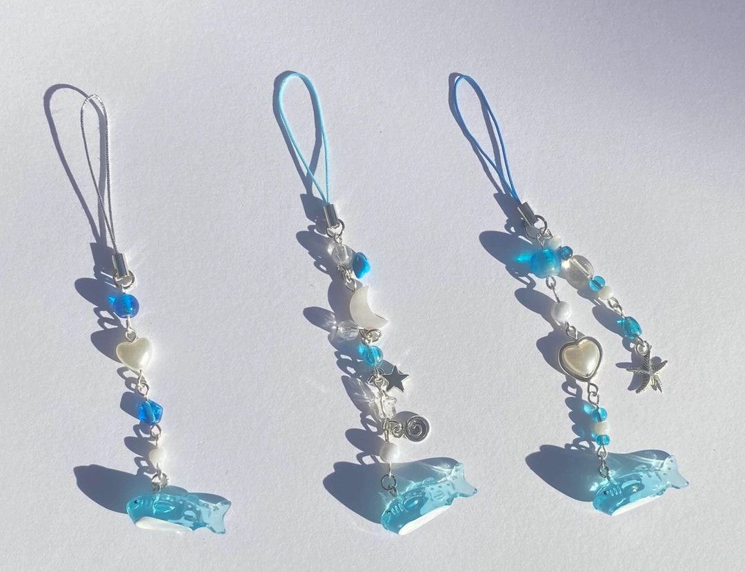 Beach and Ocean Inspired Whale Shark Phone Charms and Phone Strap ...