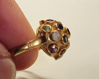 H Stern 18K Gold Multi-gemstone Sputnik Ring - Etsy