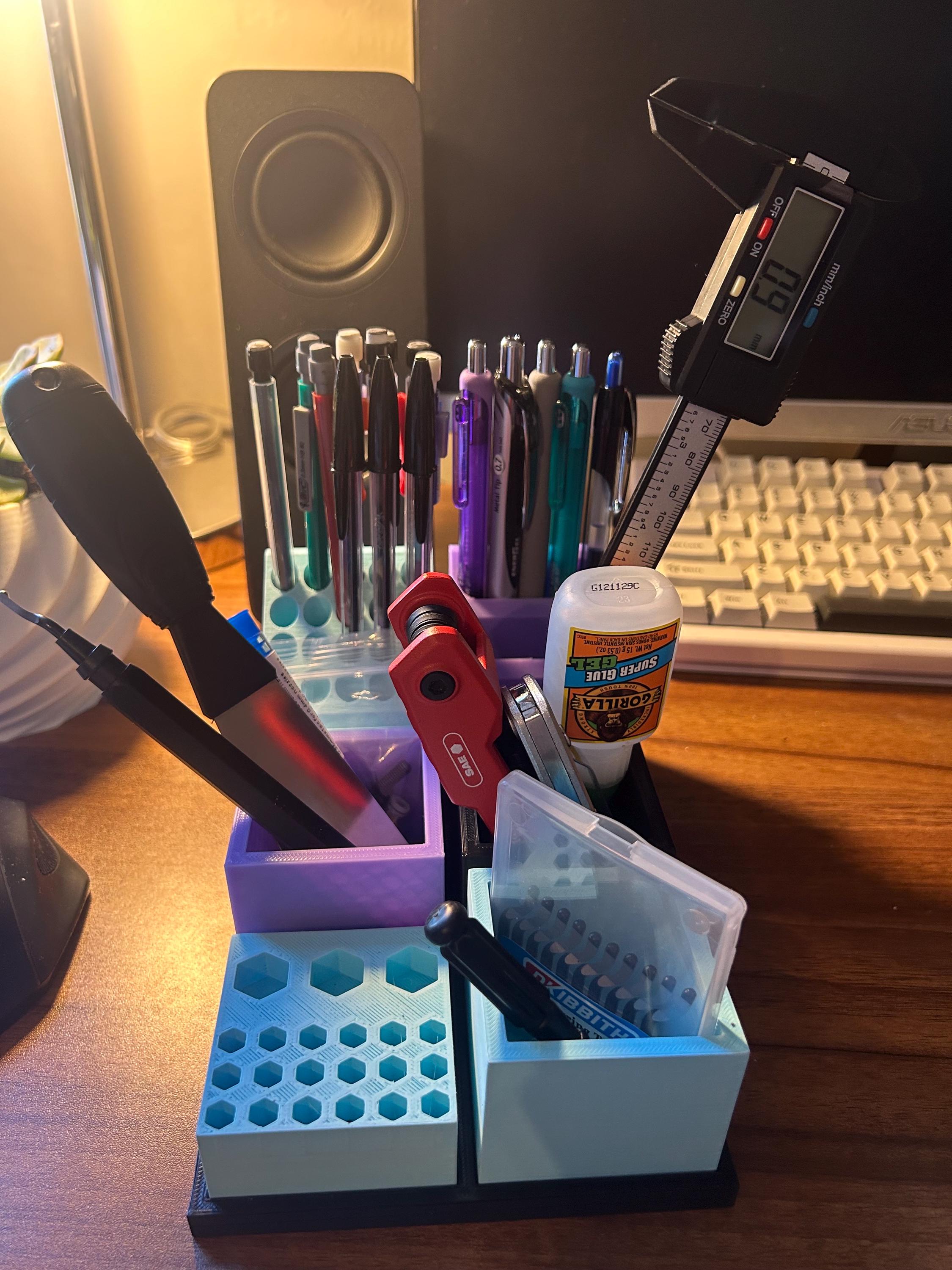 Desk Organizer-modular With Many Different Components - Etsy