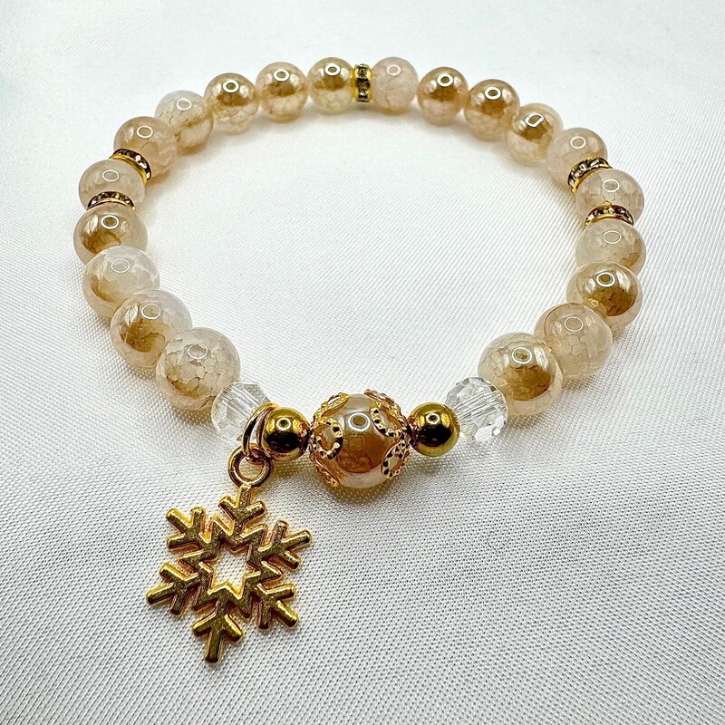 Snowflake Bracelet - Etsy
