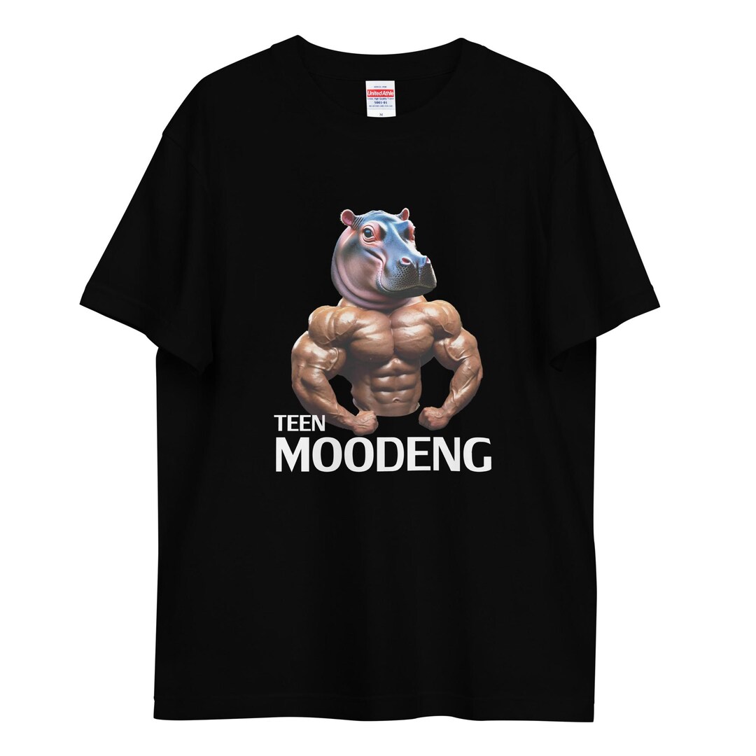 Moo Deng Tshirt, Moo Deng Merch, Moo Deng Gift, Teen Hippo Tee, Moo ...