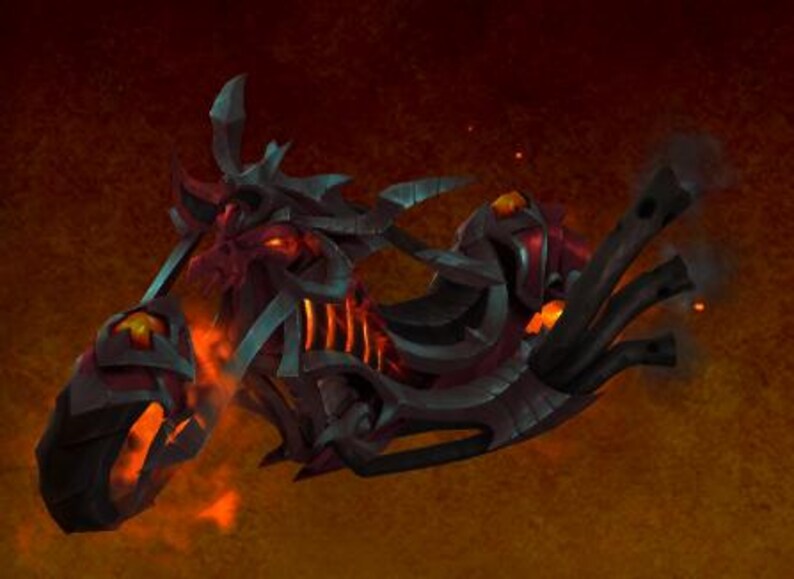 World of Warcraft DLC Wow Hateforged Blazecycle Limited Edition ...