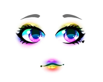 Roblox DLC Rainbow Barf Face Limited Edition *DIGITAL Code* Worldwide ...