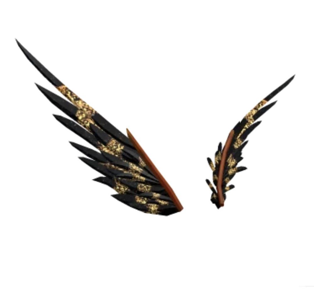 Roblox DLC Gold Dust Wings Bird Feathers Limited Edition *DIGITAL Code ...