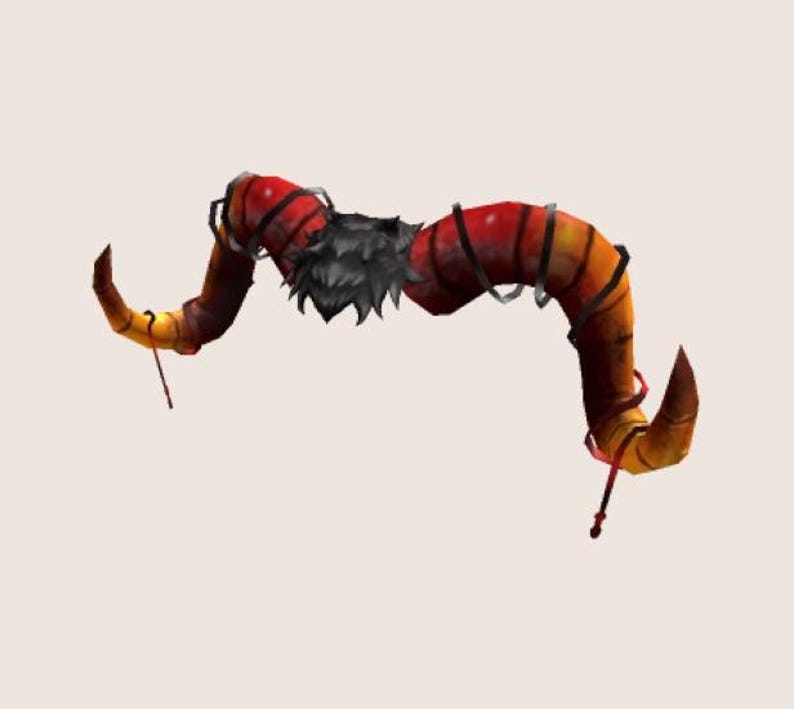 Roblox DLC Fiery Ram Horns Limited Edition *DIGITAL Code* Worldwide ...